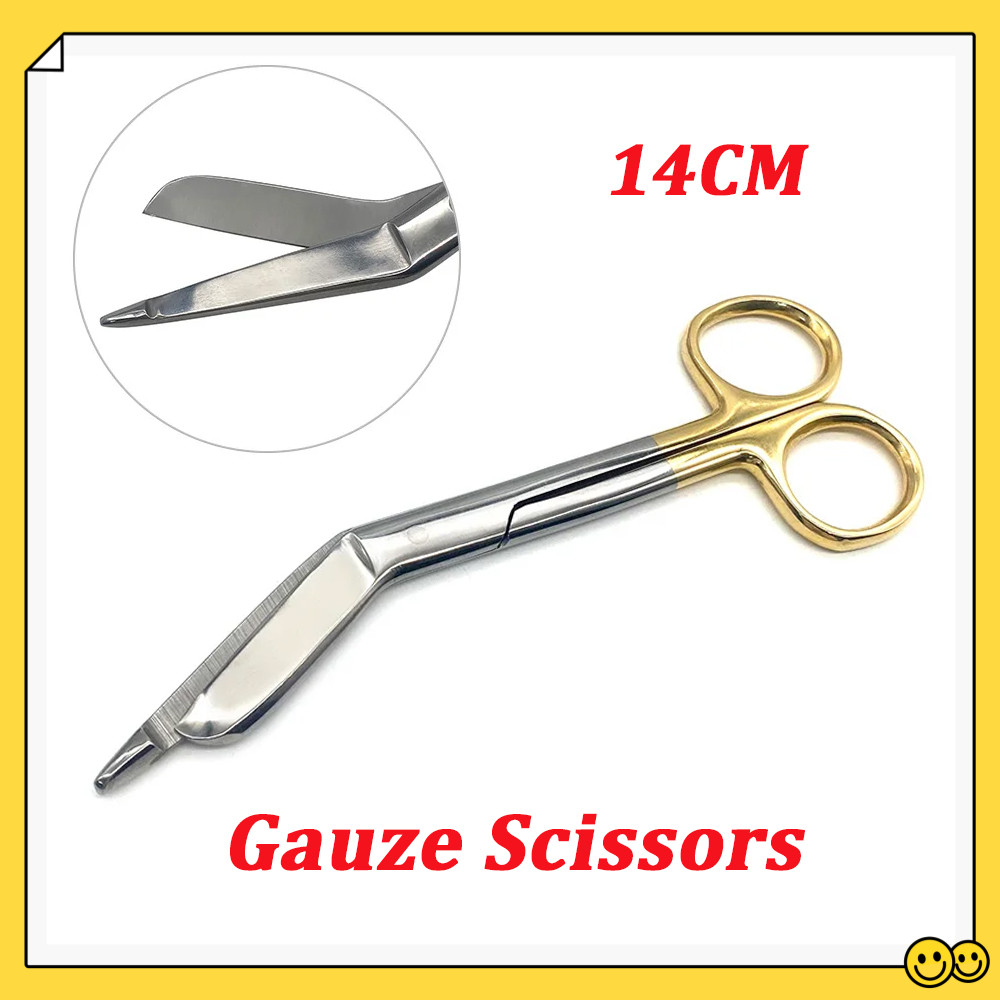 14CM Stainless Steel Gauze Bandage Scissors Dressing Surgical Scissors ...