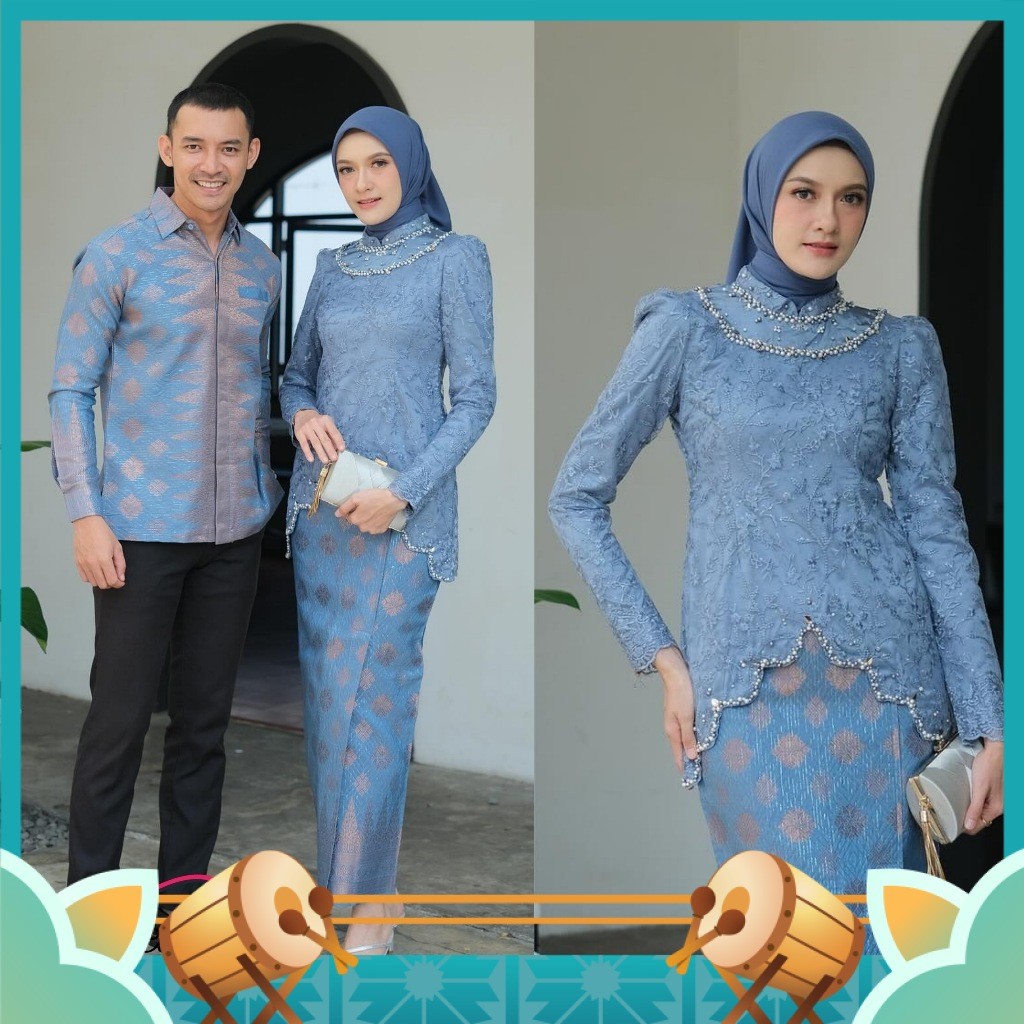 Premium Cool Kebaya / Modern Couple Kebaya Set Sera Series Graduation ...