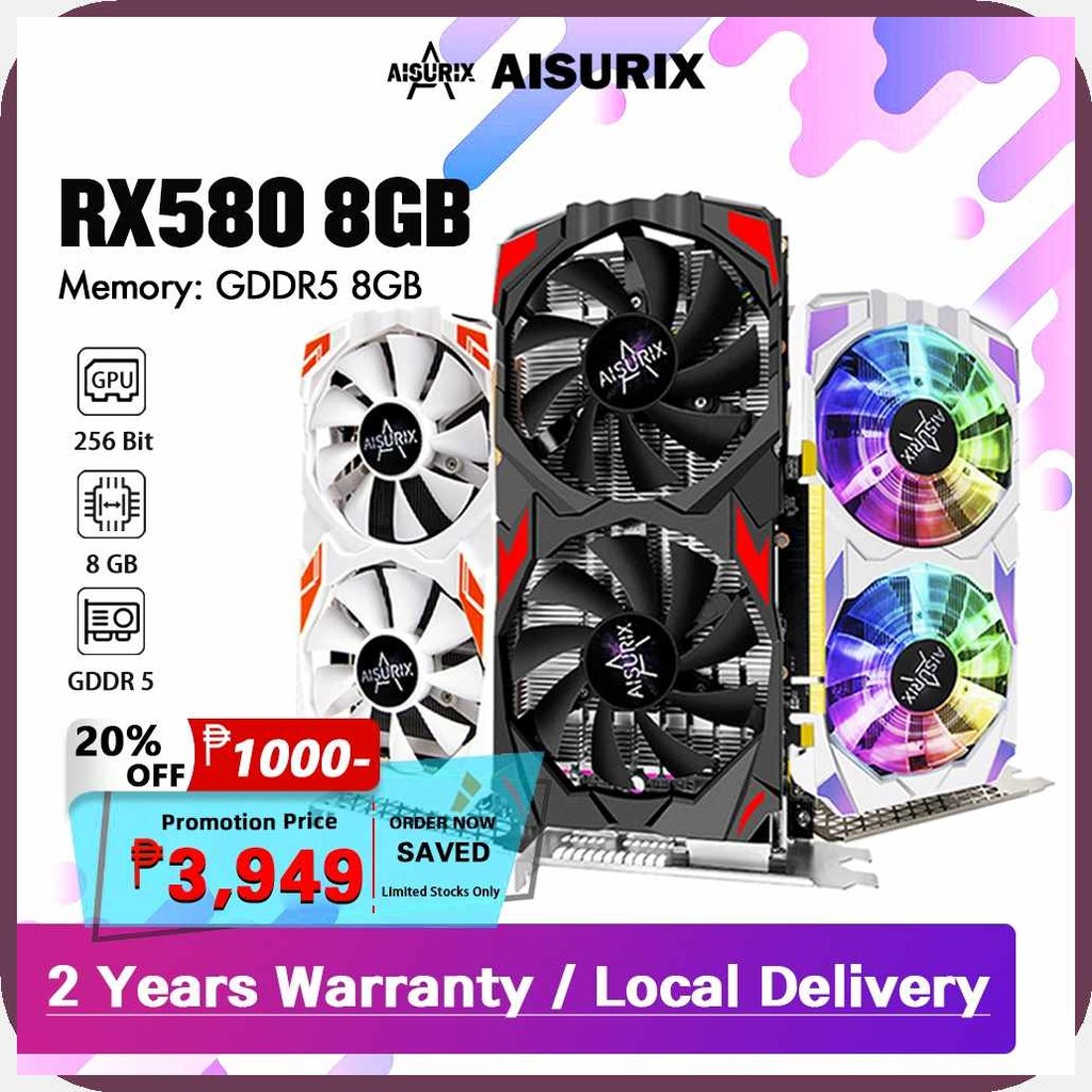 AISURIX[DH;RX+bh580(h|8GB=F|New=c|Brand=t|Graphics=B|card=o|GDDR5 ...