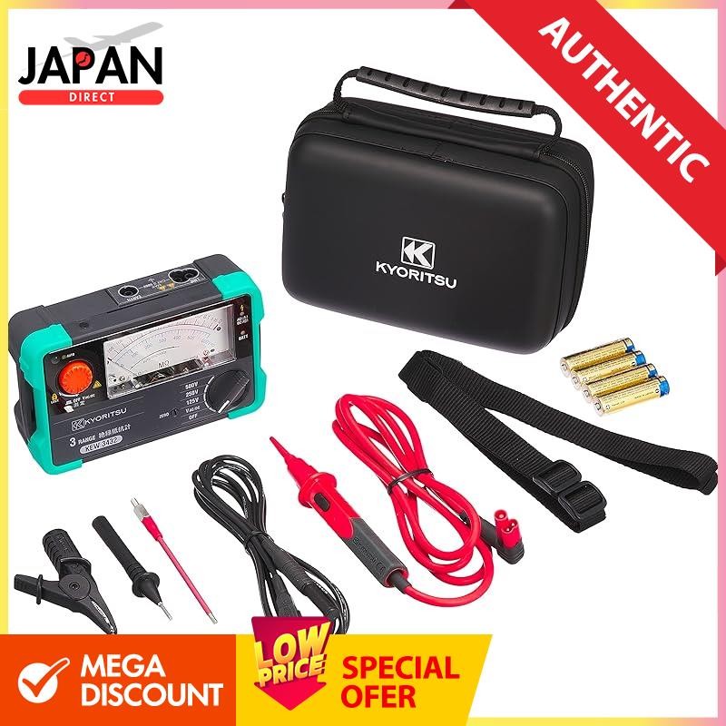 KYORITSU QMEG 3-range insulation resistance tester (125V/250V/500V ...