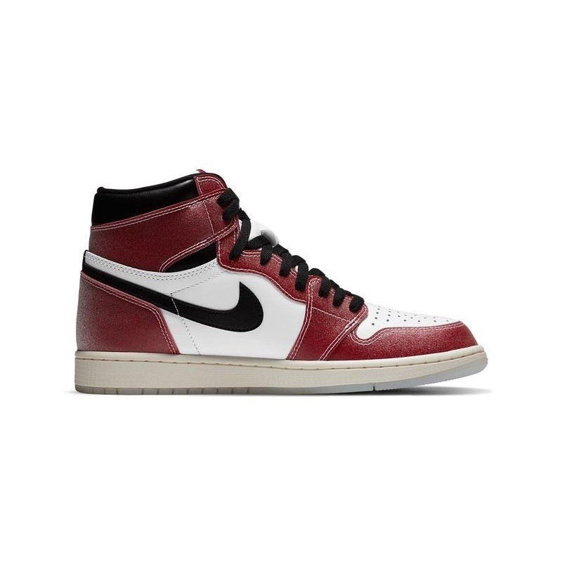 Air Jordan 1 Trophy Room Chicago White Red Chicago Basketball Shoes ...