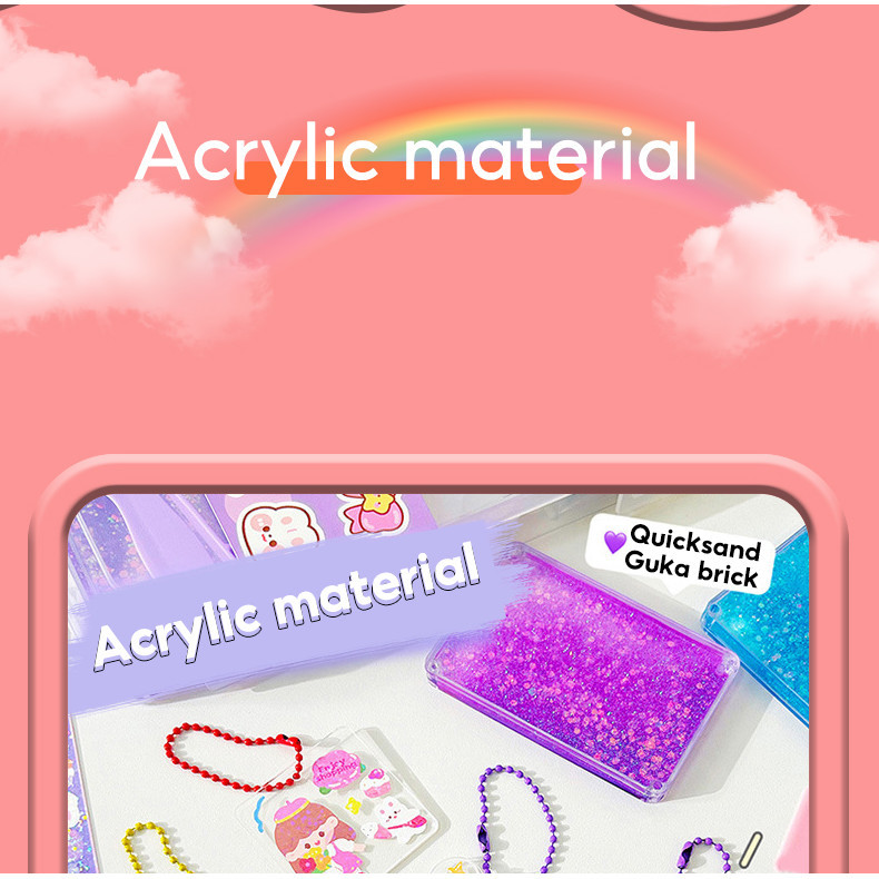 Cream Guka Set Pendant Kids Gift Decorative Guka Tools Key Chain Manual ...