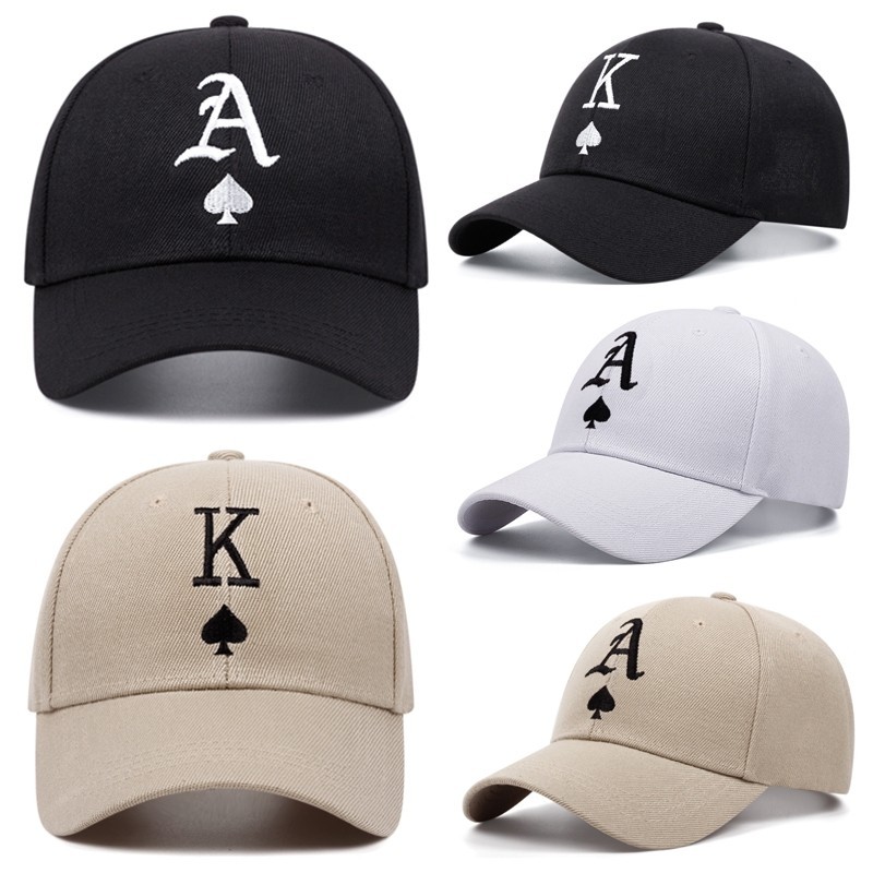 Baseball cap for men A-letter spade embroidery cotton Hip Hop vintage ...