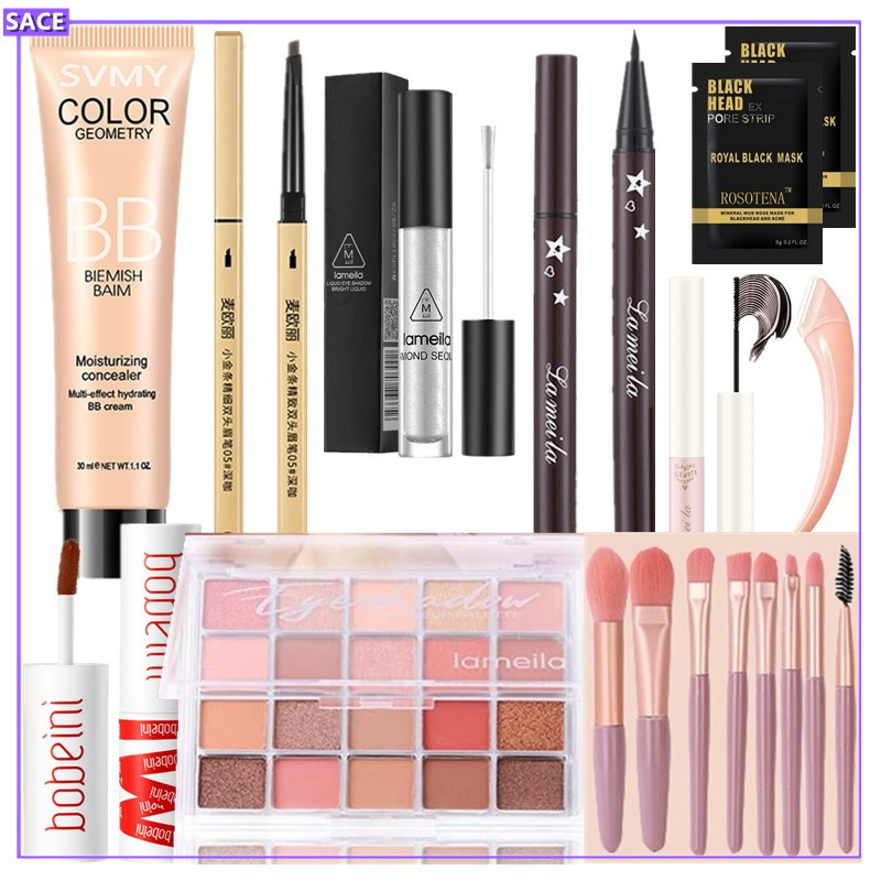 3/4/7/11PCS Makeup Set BB Cream Eye Shadow Stick Lipstick Mascara ...