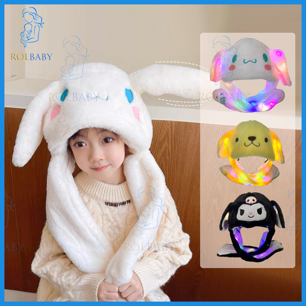 Rolbaby Bunny Hat Ear Moving Hat Jumping Up Cap Rabbit Hat With Ear ...