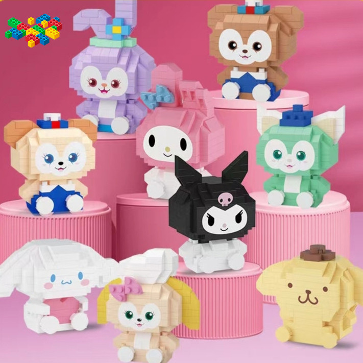 PSS Mini Building Blocks Assembled Small Particles Toys For Kid ...