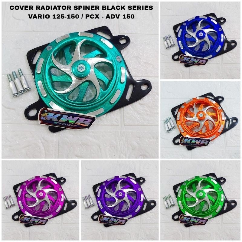 Black series spiner radiator Cover vario 125 vario 150 pcx 150 adv 150 ...