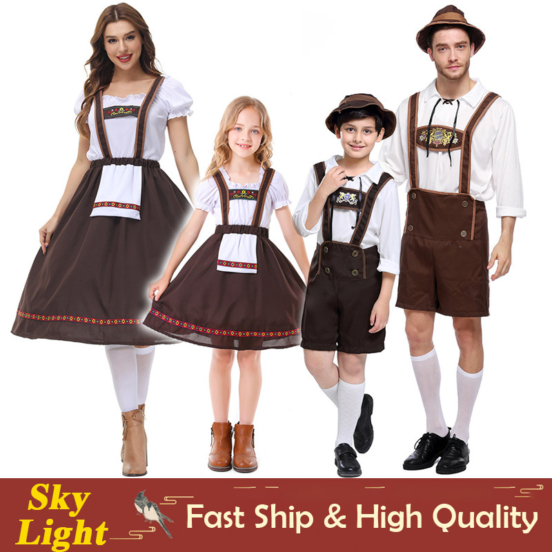 Traditional German Oktoberfest Costume For Woman Bavarian Party Adult ...
