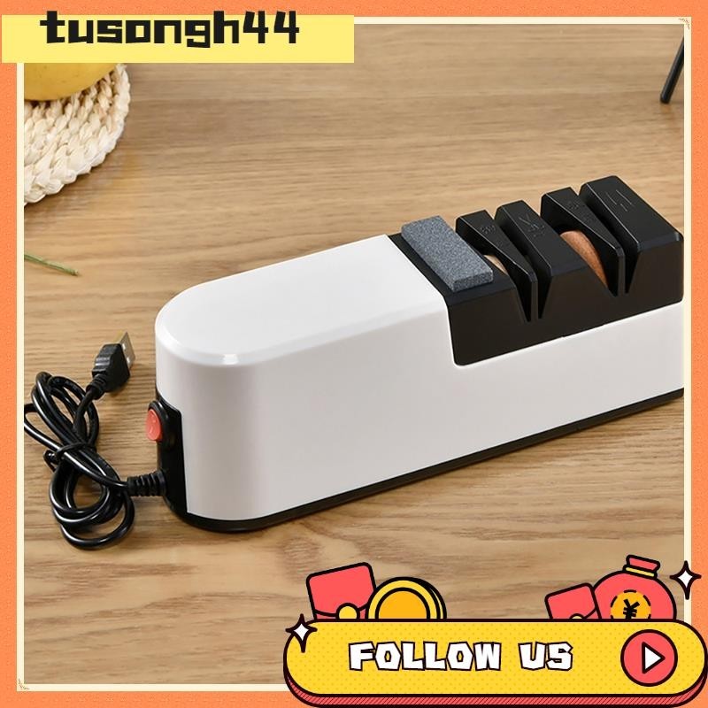 USB Fast Electric Sharpener Automatic Adjustable Sharpener 3 Stages for ...