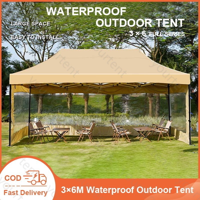 Outdoor Tent 3x4.5/3x6 Meter Car Tent Garage Heavy Duty Retractable ...