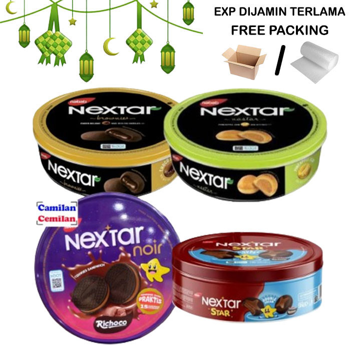 Nextar Cake Cookies soft Star Noir Brownies Nastar Canned | Shopee ...