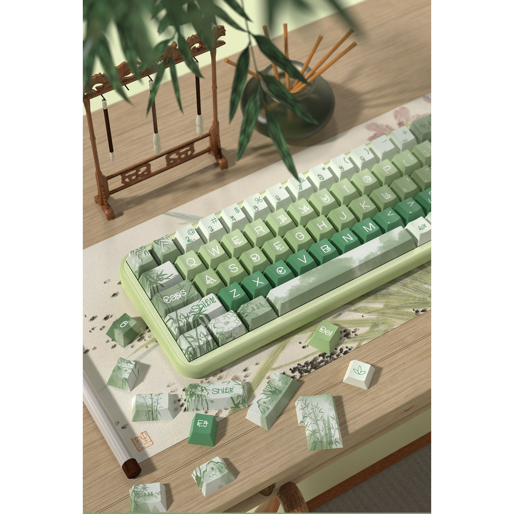Chinese Style Keycaps Cherry Profile PBT Dye-Sub Keycap For Mechanical ...