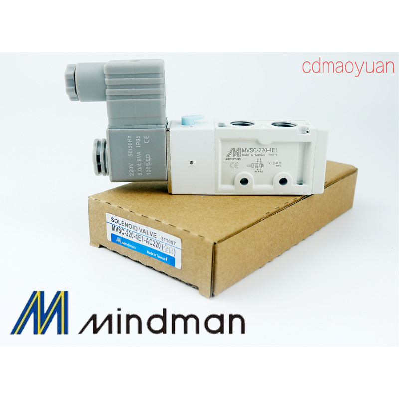 Mindman Solenoid Valve MVSC-220-260-300-460-4E1-4E2-4E2C Pneumatic ...