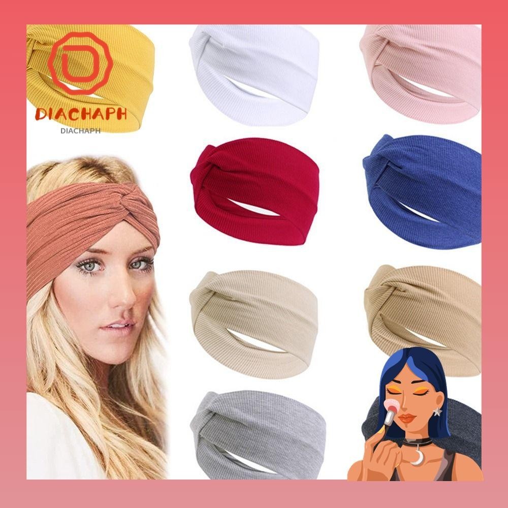 Diachaph Fold Yoga Hairband 10 Colors Nonslip Elastic Running