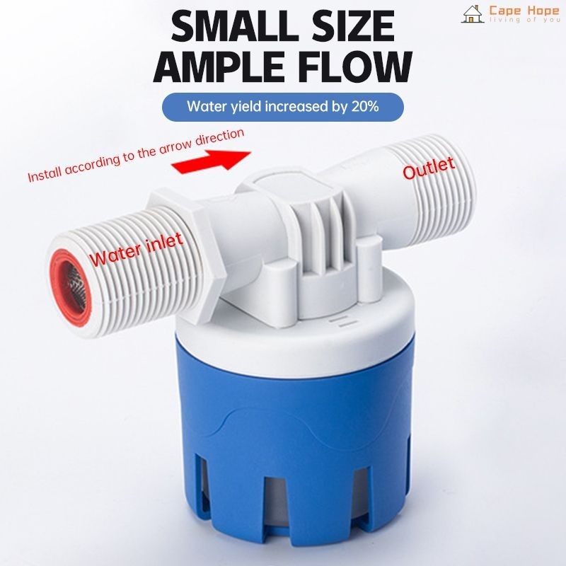 CAP☘️Fully Automatic Water Level Control Valve Car Washing Water Storage Tank Plastic Float ...