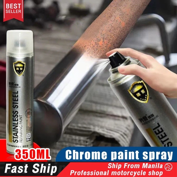 Chrome Spray Paint Spray Paint for Motorcycle Metal Polish Rust Remover ...