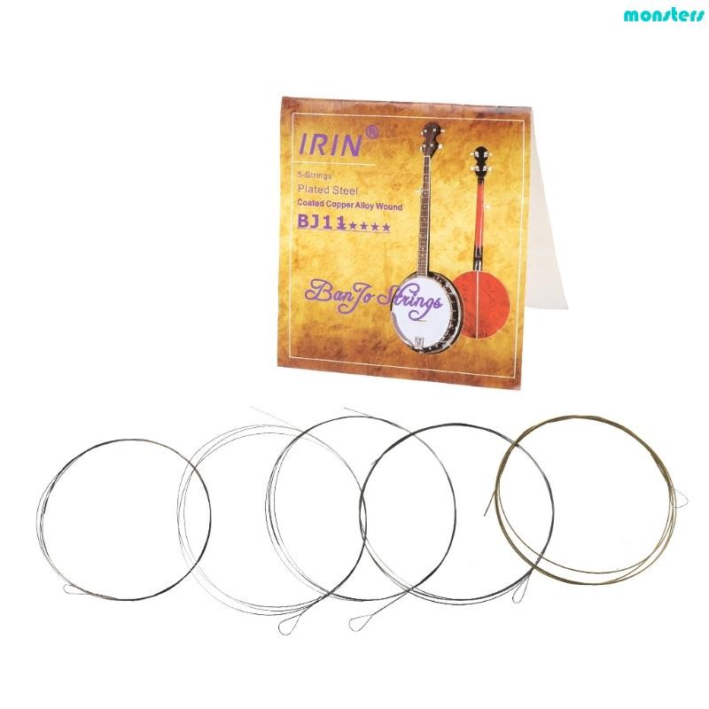 mm Professional Banjo Strings 5 String Set Stainless Steel Core Copper ...