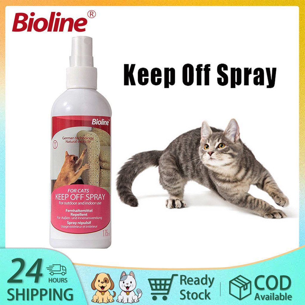 Bioline Keep Off Spray Deodorizer for Cats Unpleasant Smell for Cats ...