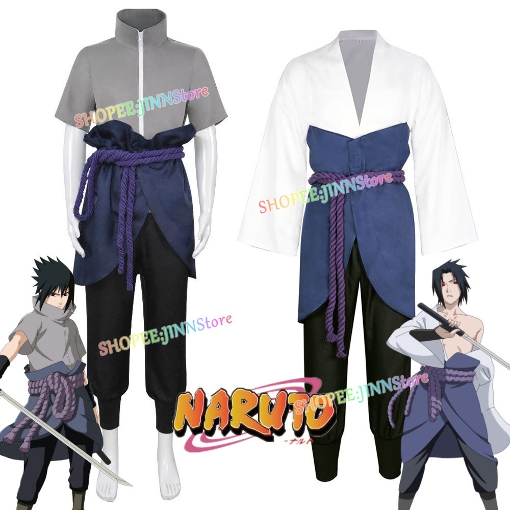 - JINN - Child/Adult Size Sasuke Uchiha Uniforms&Wig Set NARUTO Sasuke ...