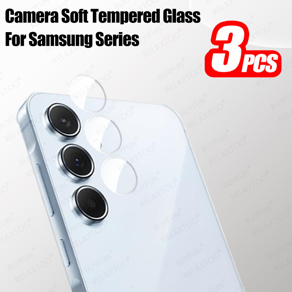 3Set Clear Glass Camera Protector For Samsung Galaxy A55 A35 A25 A15 4G ...