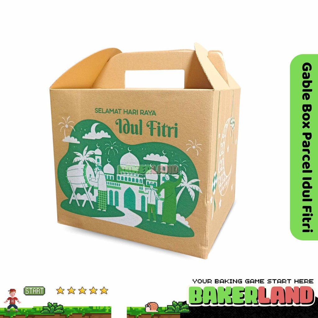Parcel Box 30x26x26 Motif / Parcel Gable Box / Parcel Cardboard / Eid ...