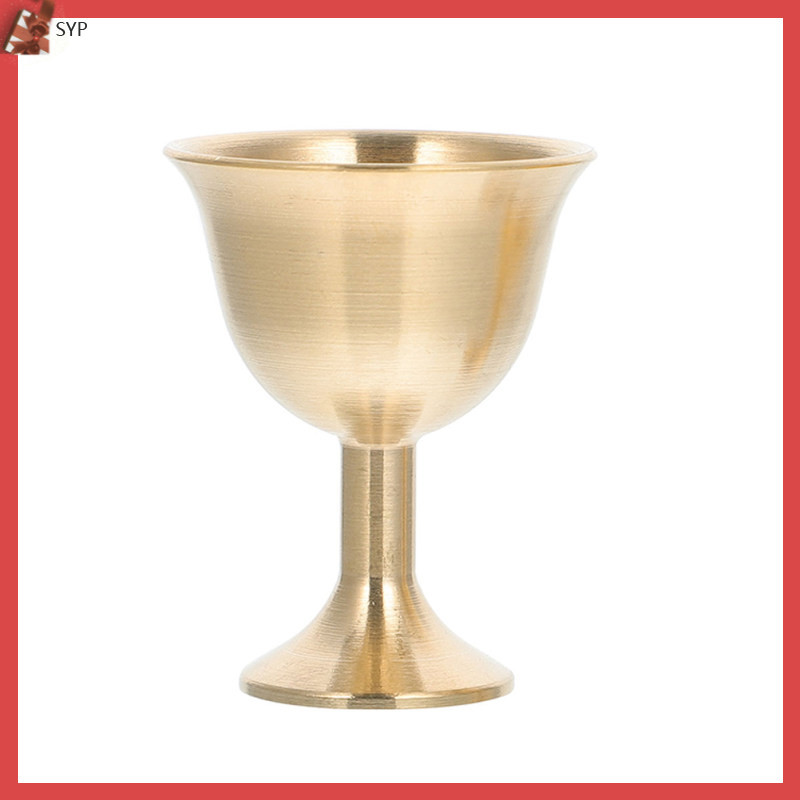 Retro Temple Cup Brass Chalice Cup Elegant Wine Goblet Pretty Wine Cup ...