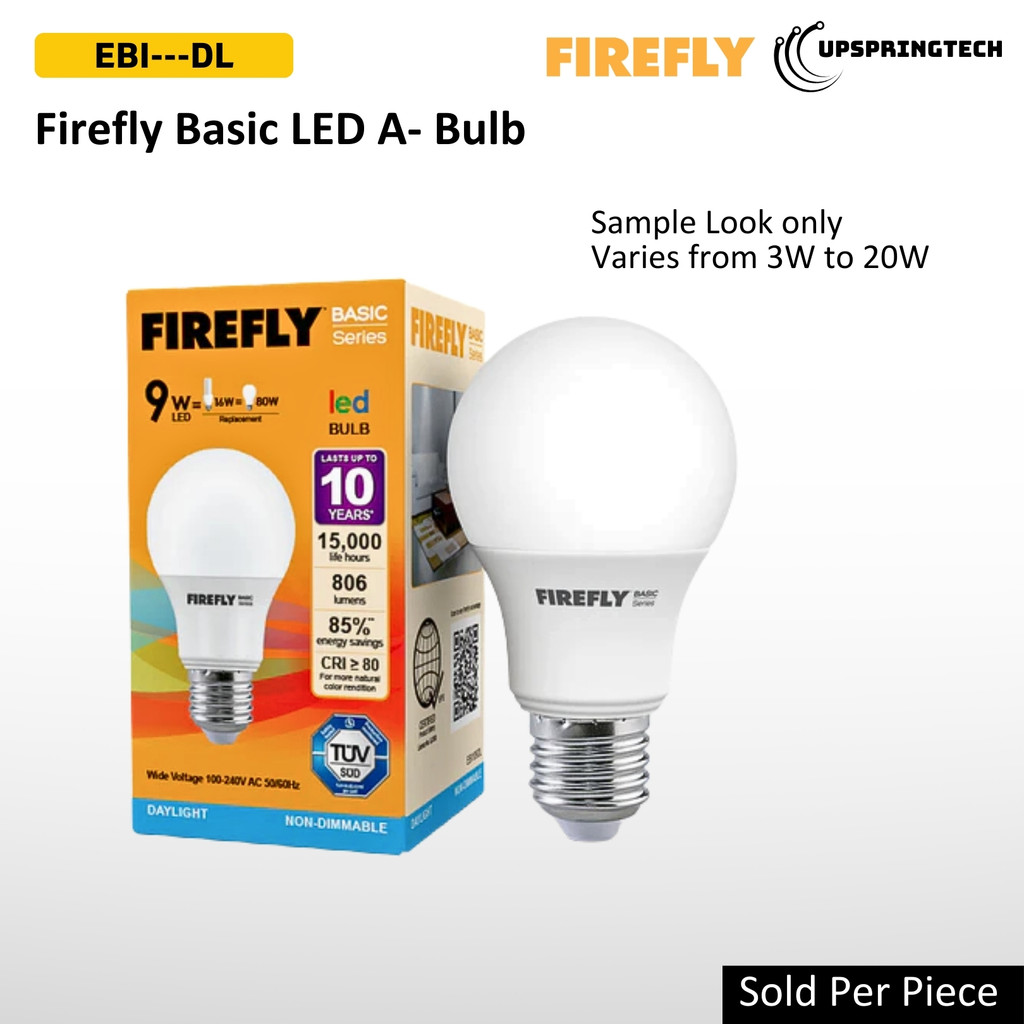 Firefly Basic Series LED Bulb from 3W to 20W | Shopee Philippines