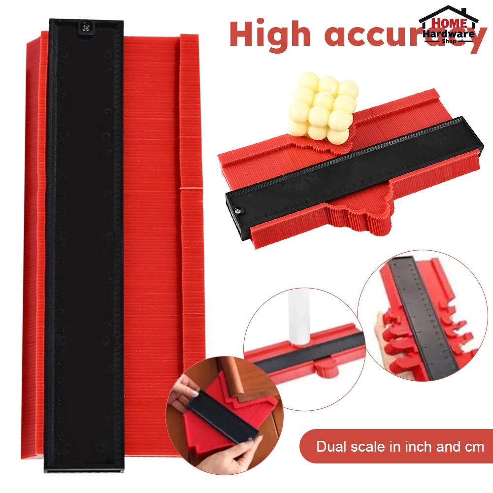10inch Profile Gauge Carpentry Laminate Measuring Tool Shape Duplicator ...