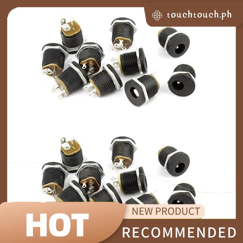 20 Pcs 3-terminal Soldering 2.1mm x 5.5mm Female Power Jack DC Socket ...