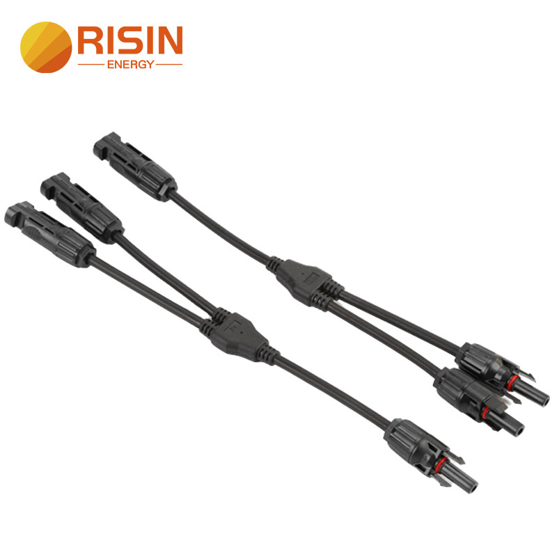 2 Pin Solar Wiring Connector Y Branch PV Connector MC4 DC Connector ...