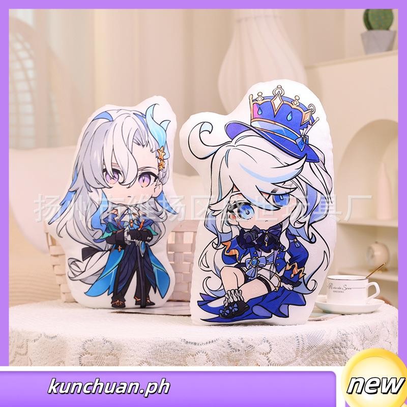 45cm Genshin Impact Game Character Plush Pillow Toy Fenshin Furina That ...
