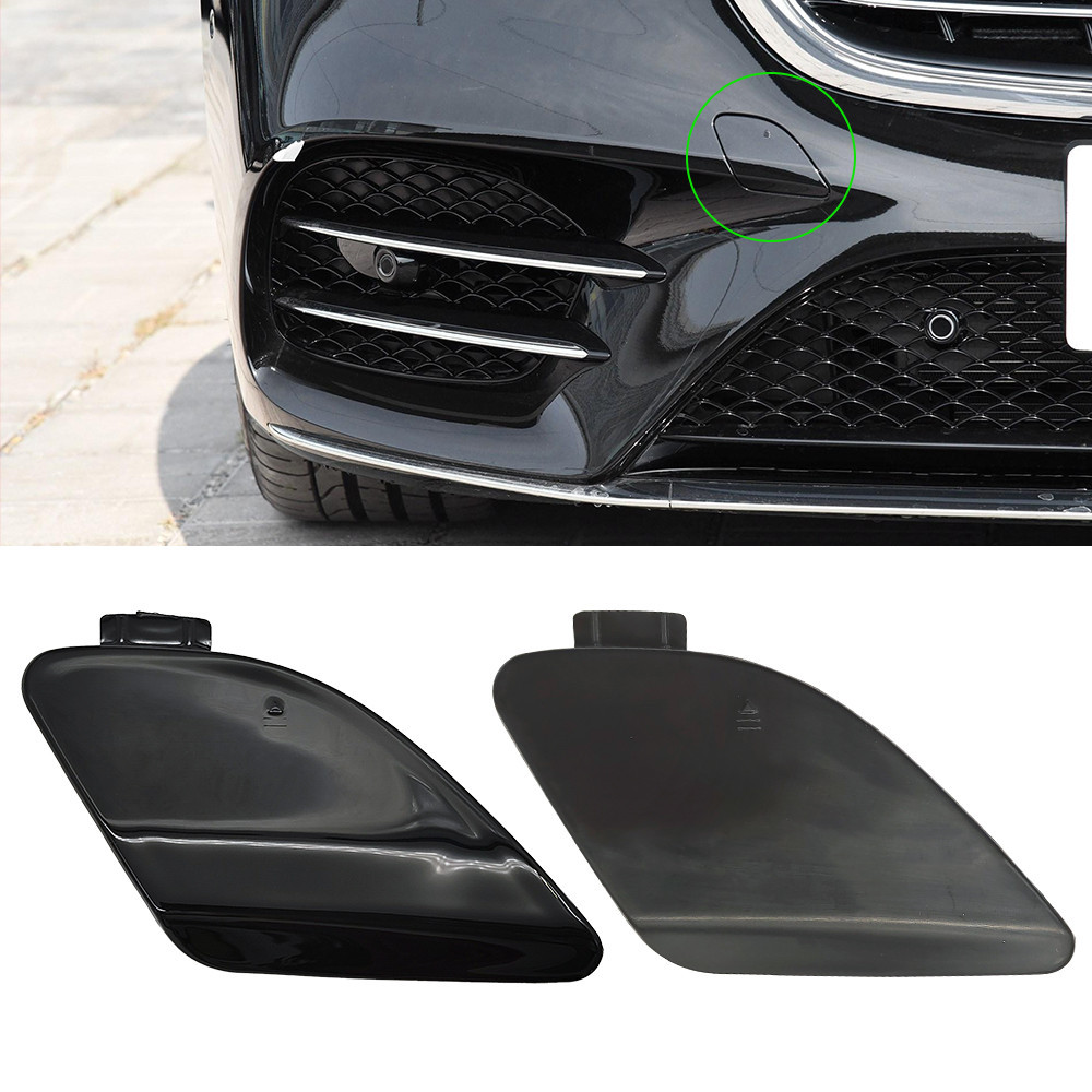 For Mercedes W222 Car Front Bumper Tow Hook Cover Cap Black For Benz S ...