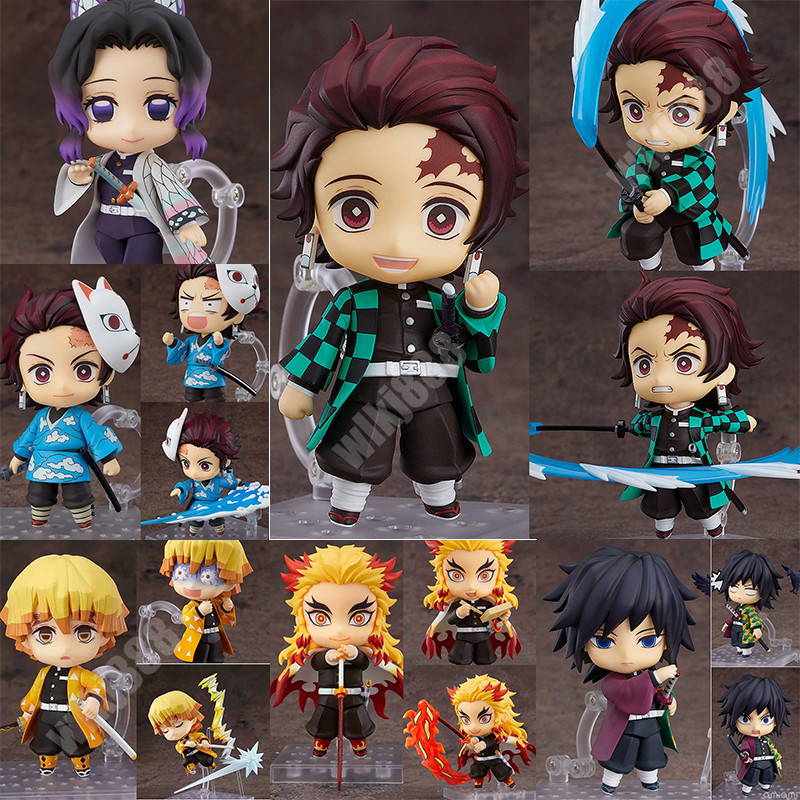 Anime Nendoroid Demon Slayer Action Figure Tanjirou Nezuko Dolls ...