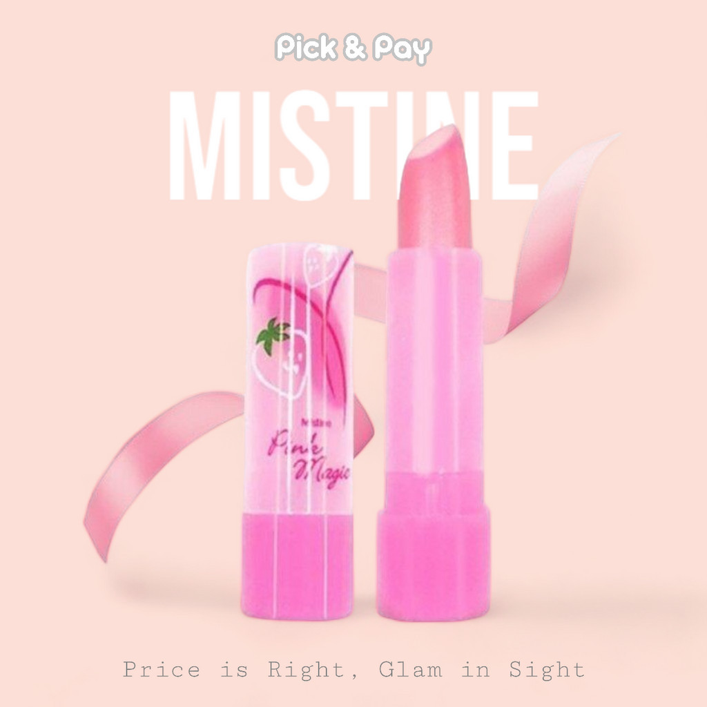Mistine Lip Color Change Pink Magic Strawberry | Shopee Philippines