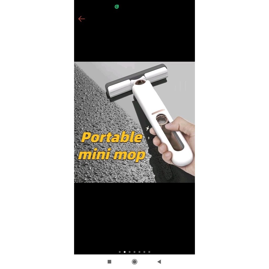 Dunia HOME mini mop / 2 in 1 folding portable mini mop, premium ...