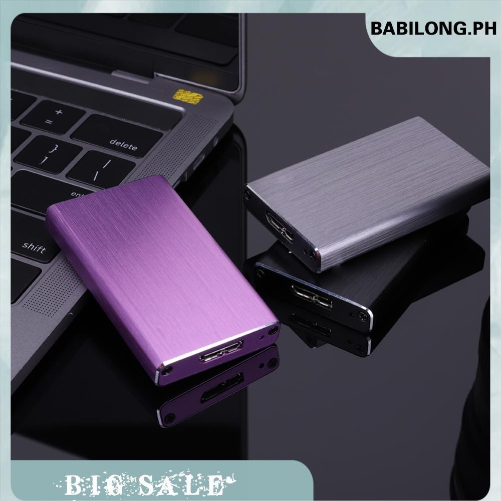 [Babilong.ph] MSATA To USB 3.0 SSD Enclosure 6Gbps Storage Case Adapter ...