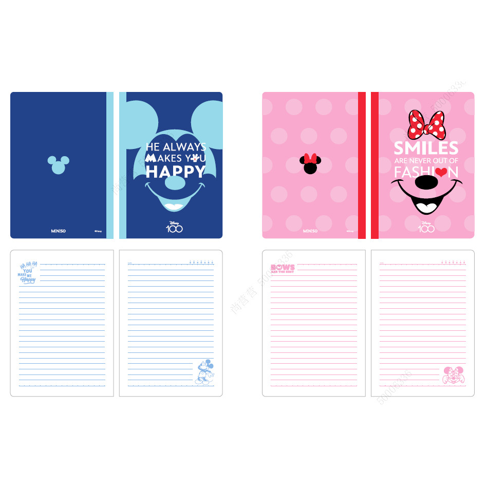 MINISO Disney 100 Smile FC A5 Stitch bound Book | Shopee Philippines