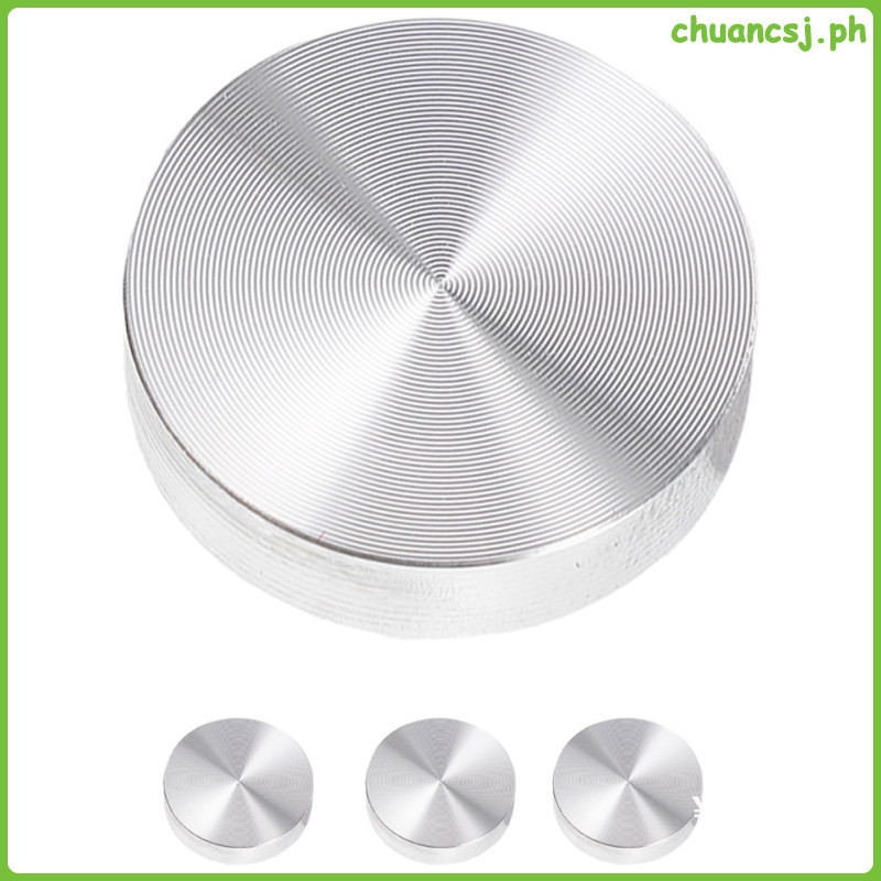 chuancsj 4 Pcs Round Solid Aluminum Cake Metal Disc Adapter Circle for ...