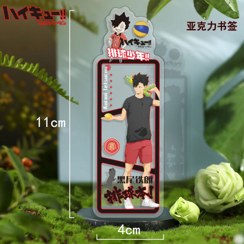 Haikyuu!! Acrylic Bookmarks Hinata Kageyama Karasuno Nekoma Aoba Johsai ...