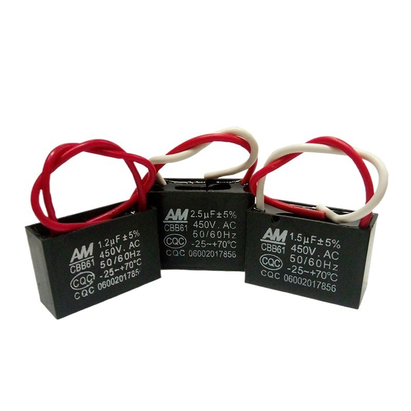 ﷲ·CBB61 fan starting capacitor 1.2/1.5/2/3/4/UF ceiling fan range hood ...