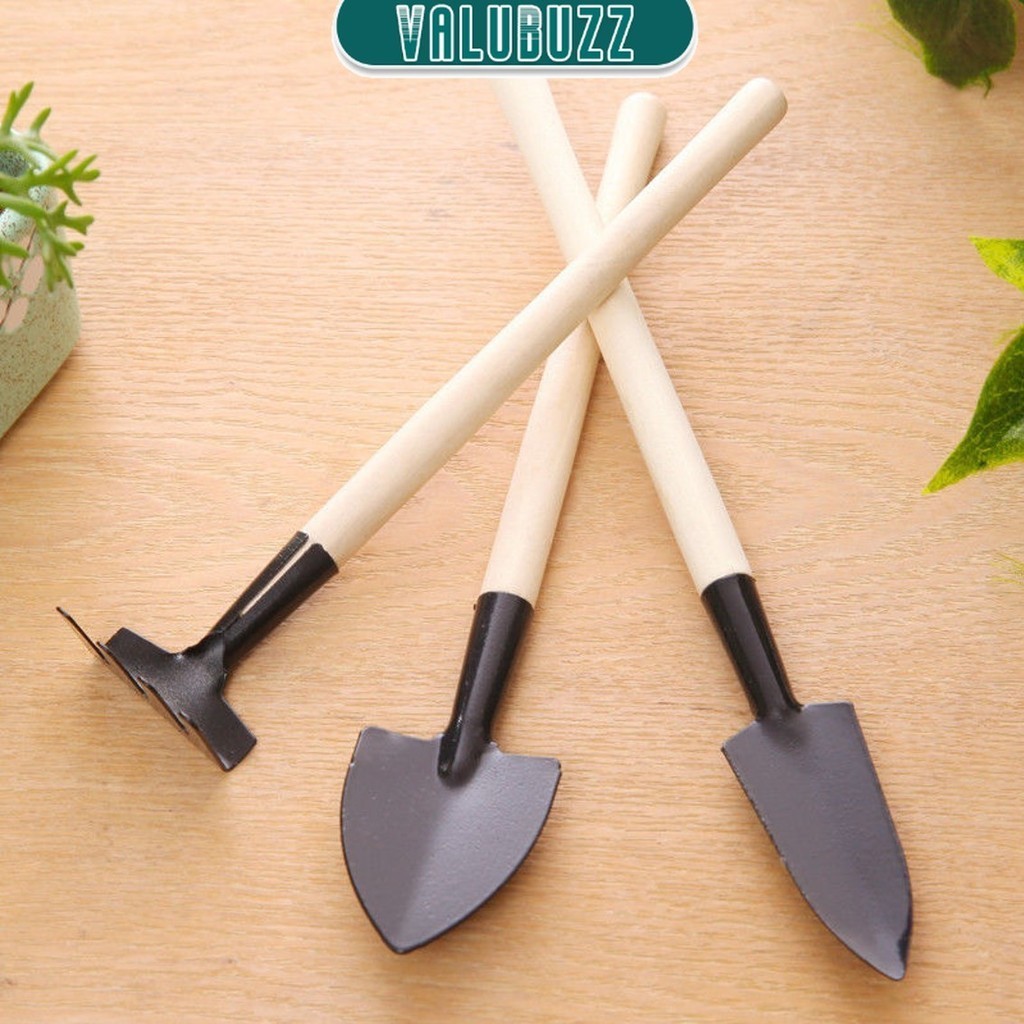 VLB Mini Spade Shovel Harrow Flowerpot Tools Potted Plants Garden Hand ...