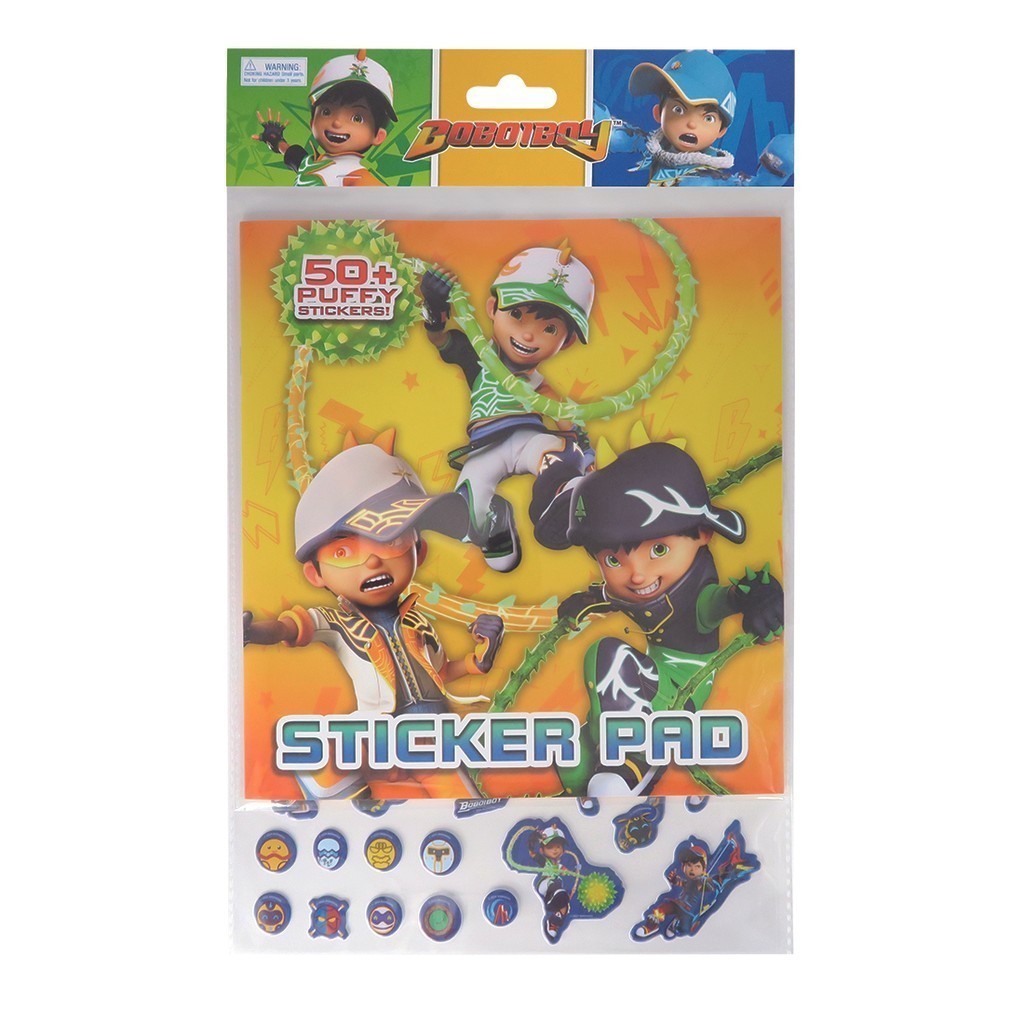 Boboiboy Friends Sticker Pad With Sticker (8871) | Shopee Philippines