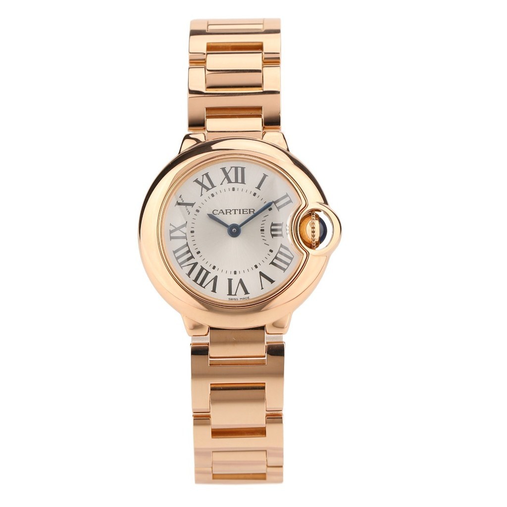 Cartierier Blue Balloon Series 18K Rose Gold Ladies Watch W69002Z2 ...