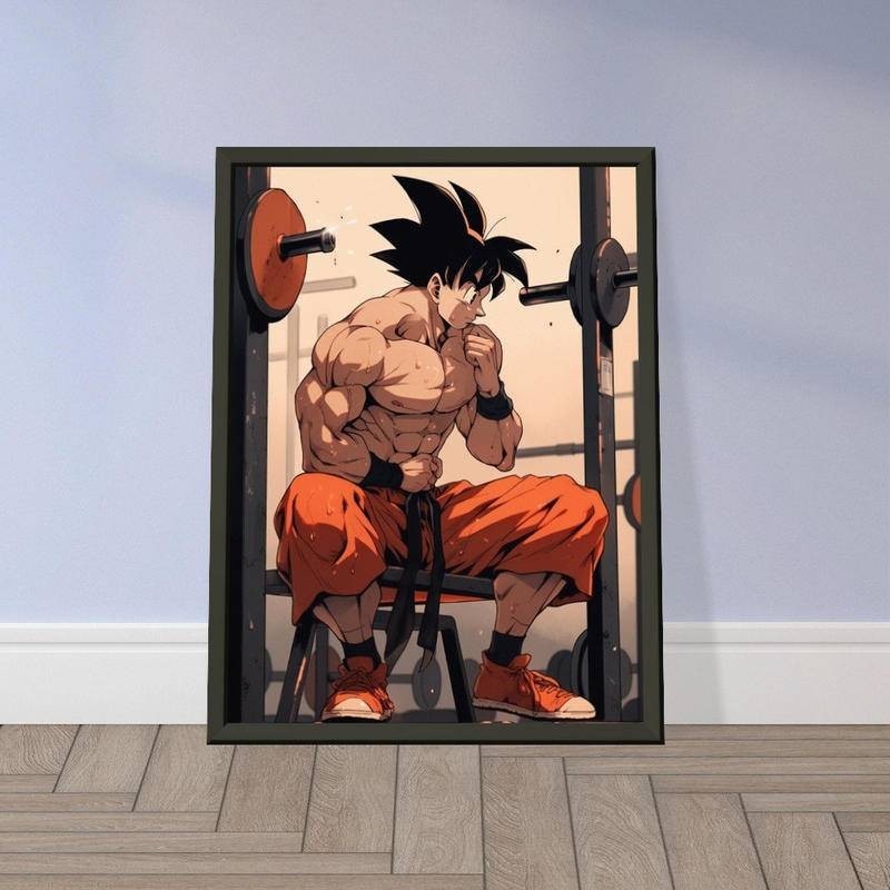 Anime Dragon Ball Manga canvas Print Goku and Vegeta Poster Wall Art ...