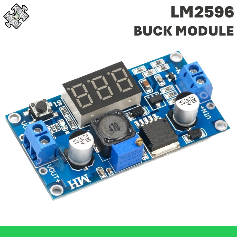 ENGLAB★LM2596 Adjustable Buck Step-Down Converter Module, Buck Circuit ...