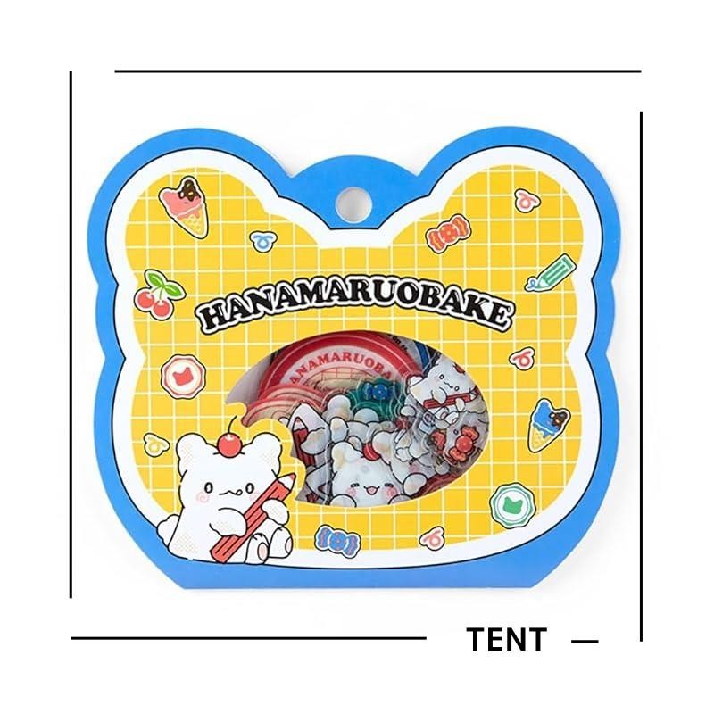 Sanrio Design Seal Hanamaru Ghost 11x12x0.3cm Hanamaru Ghost Debut ...