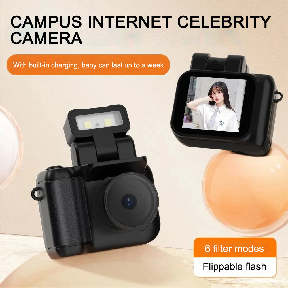 Mini Camera Single Reflex Micro Camera CMOS With Flash And Battery Base ...