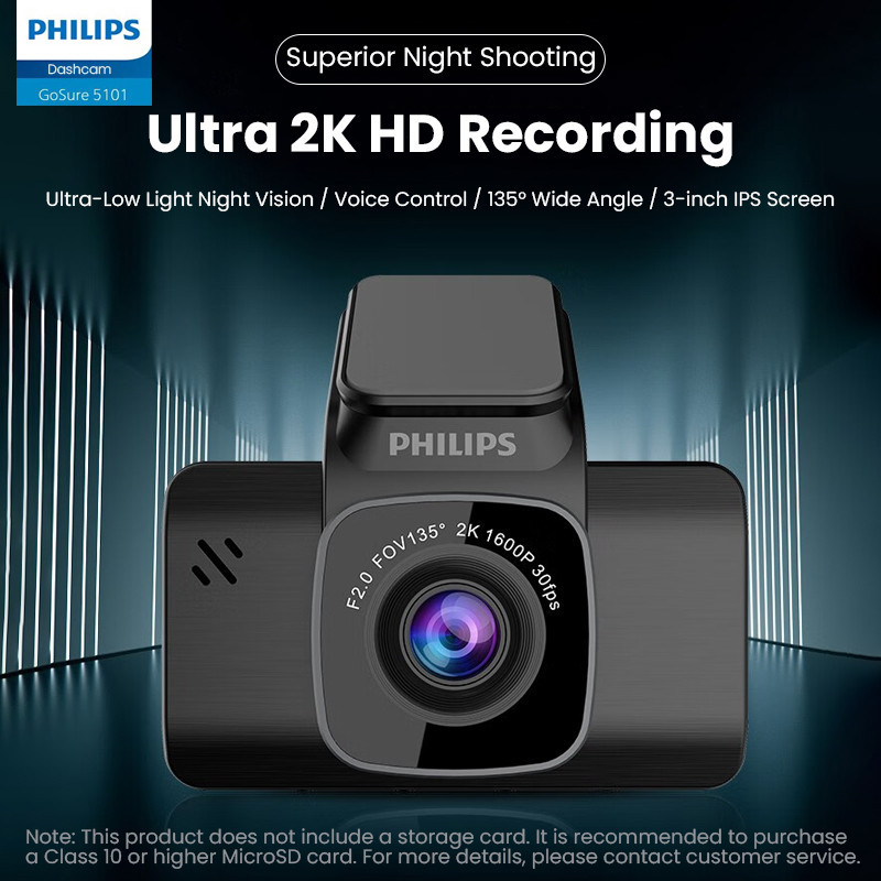 Philips PHPGS5101 Dash Cam Driving Recorder | Shopee Philippines