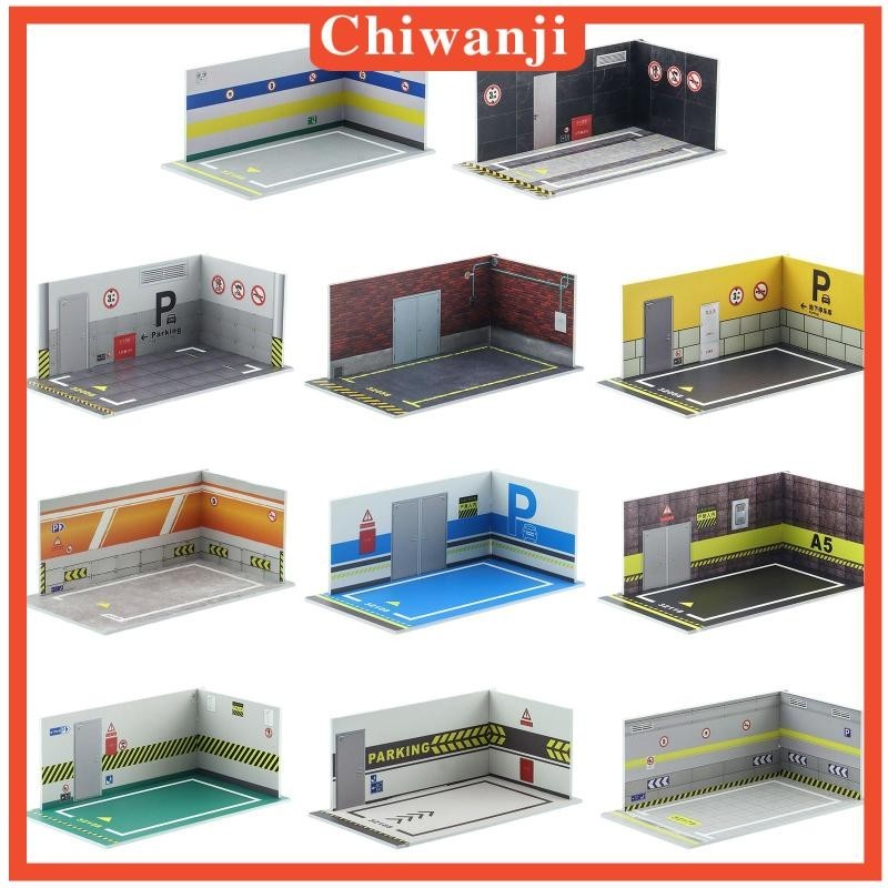 [Chiwanji] 1/32 Parking Lot Underground Garage Mini Diecast Garage for ...