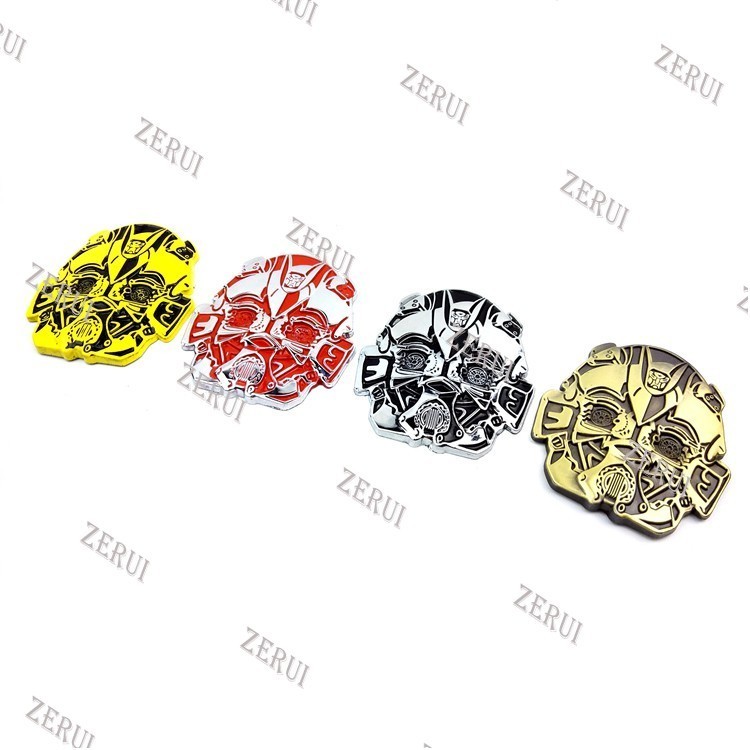 ZR 1 x Metal Transformer Bumblebee Logo Car Rear Side Emblem Sticker ...